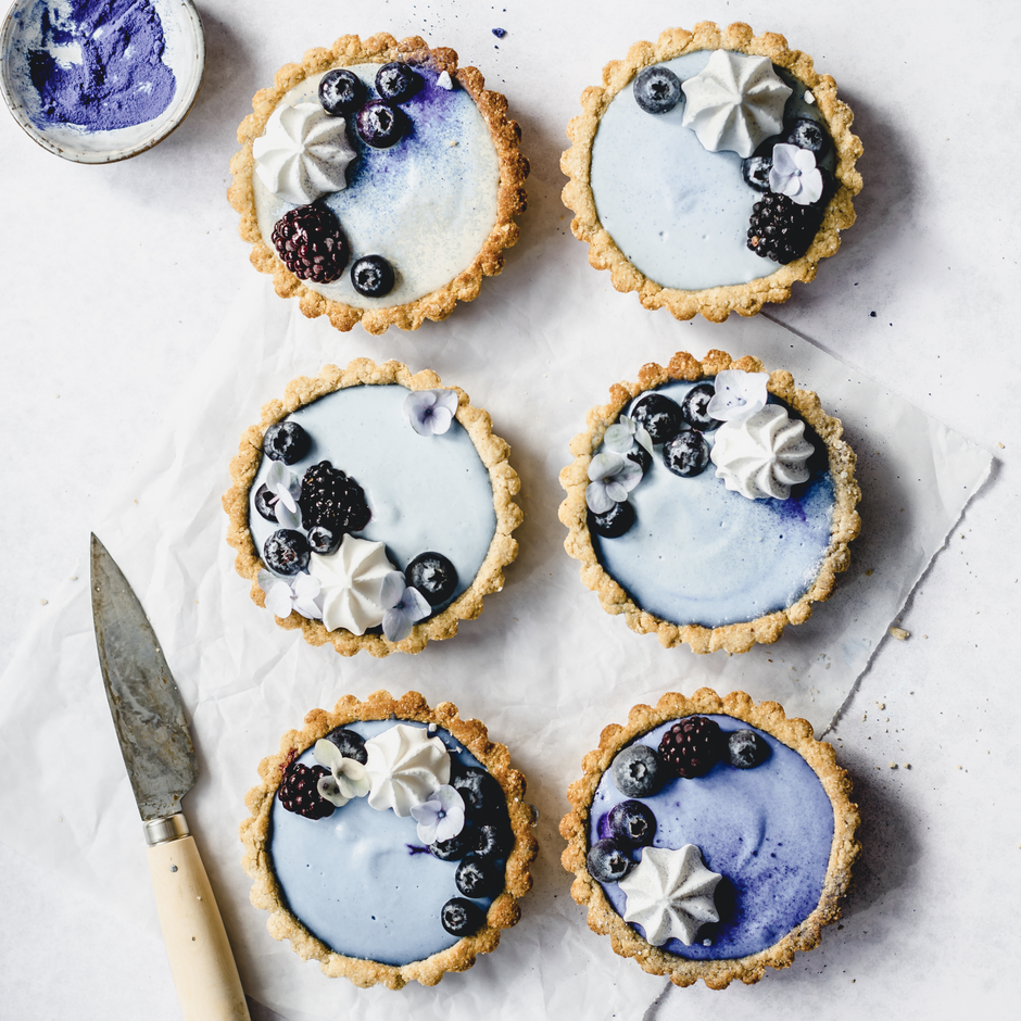 Berry Rose White Chocolate Tart – Almond Cow