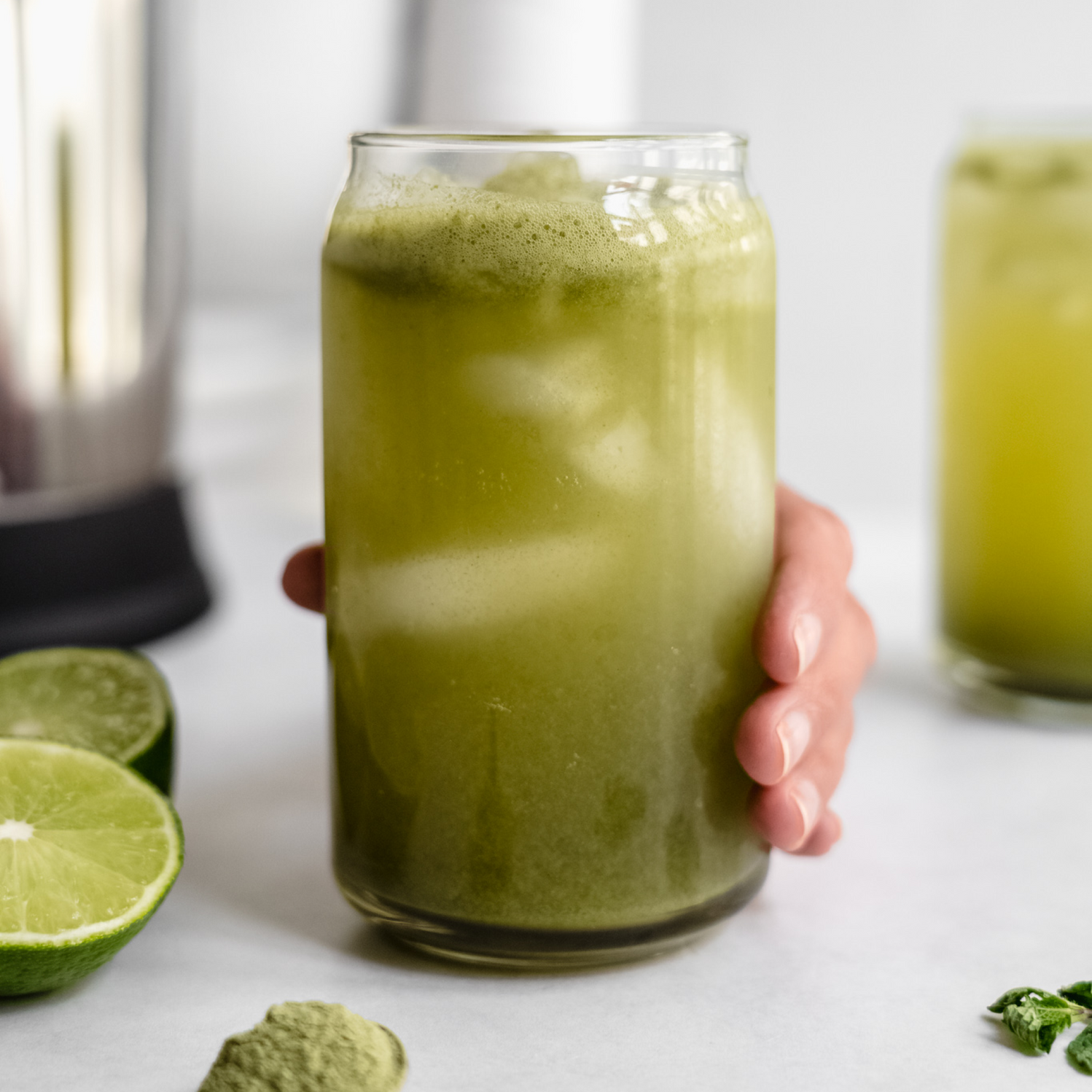 Matcha Mint Iced Tea – Almond Cow
