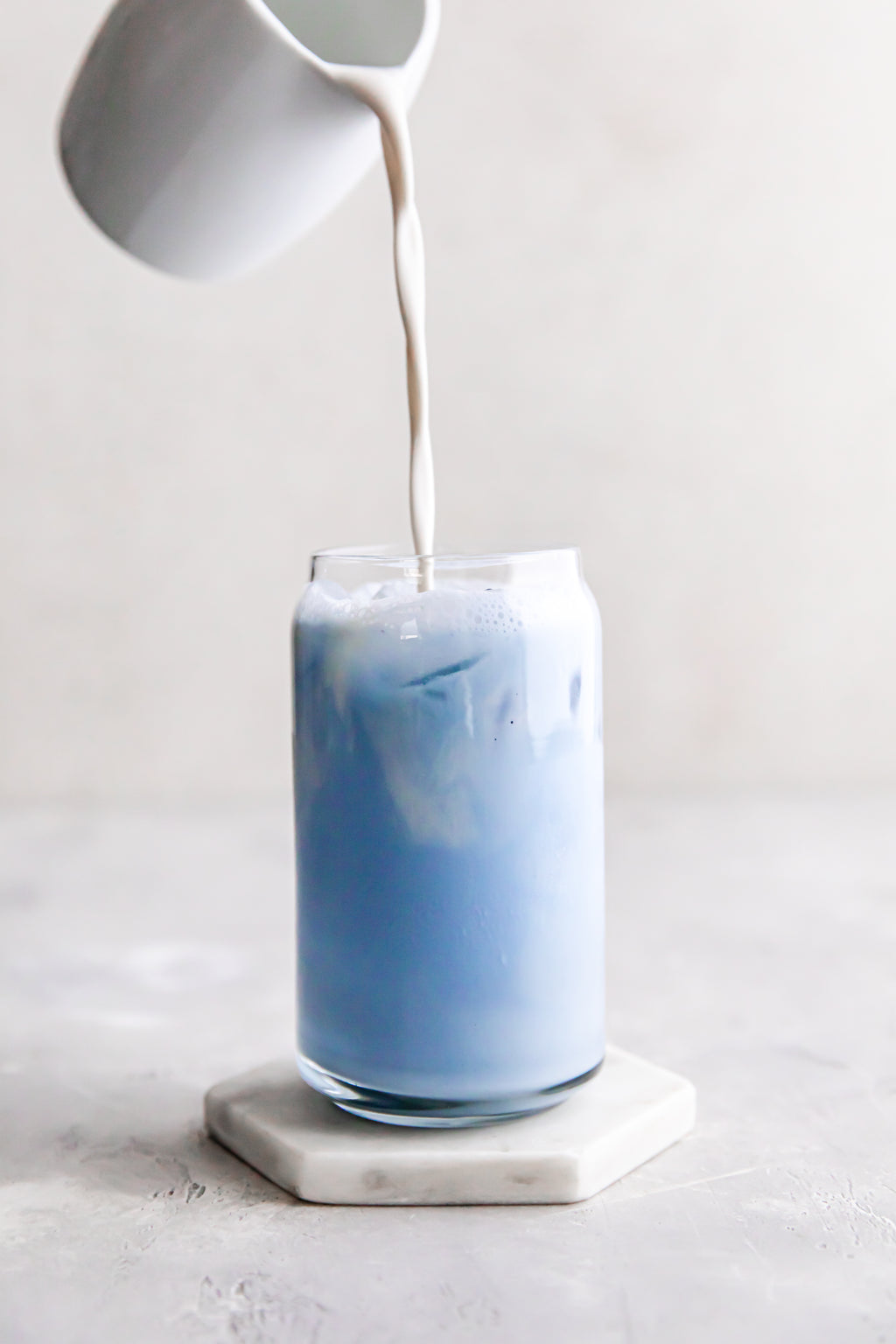 Iced Blue Milk – Almond Cow