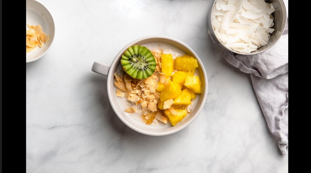Kiwi Pineapple Coconut Pulpmeal | Leftover Oat Pulp Recipes – Almond Cow